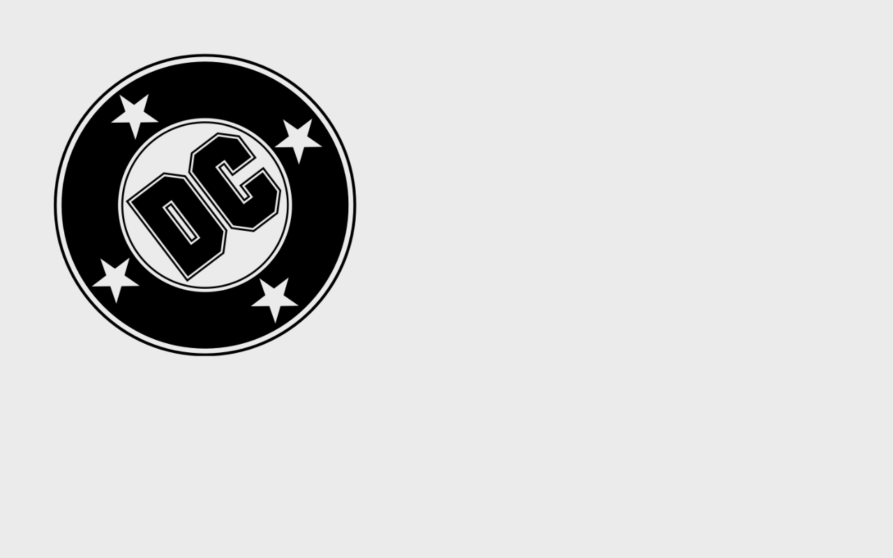 logotipos da DC Comics – arquitetura em notas