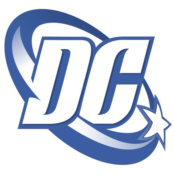 logotipos da DC Comics – arquitetura em notas